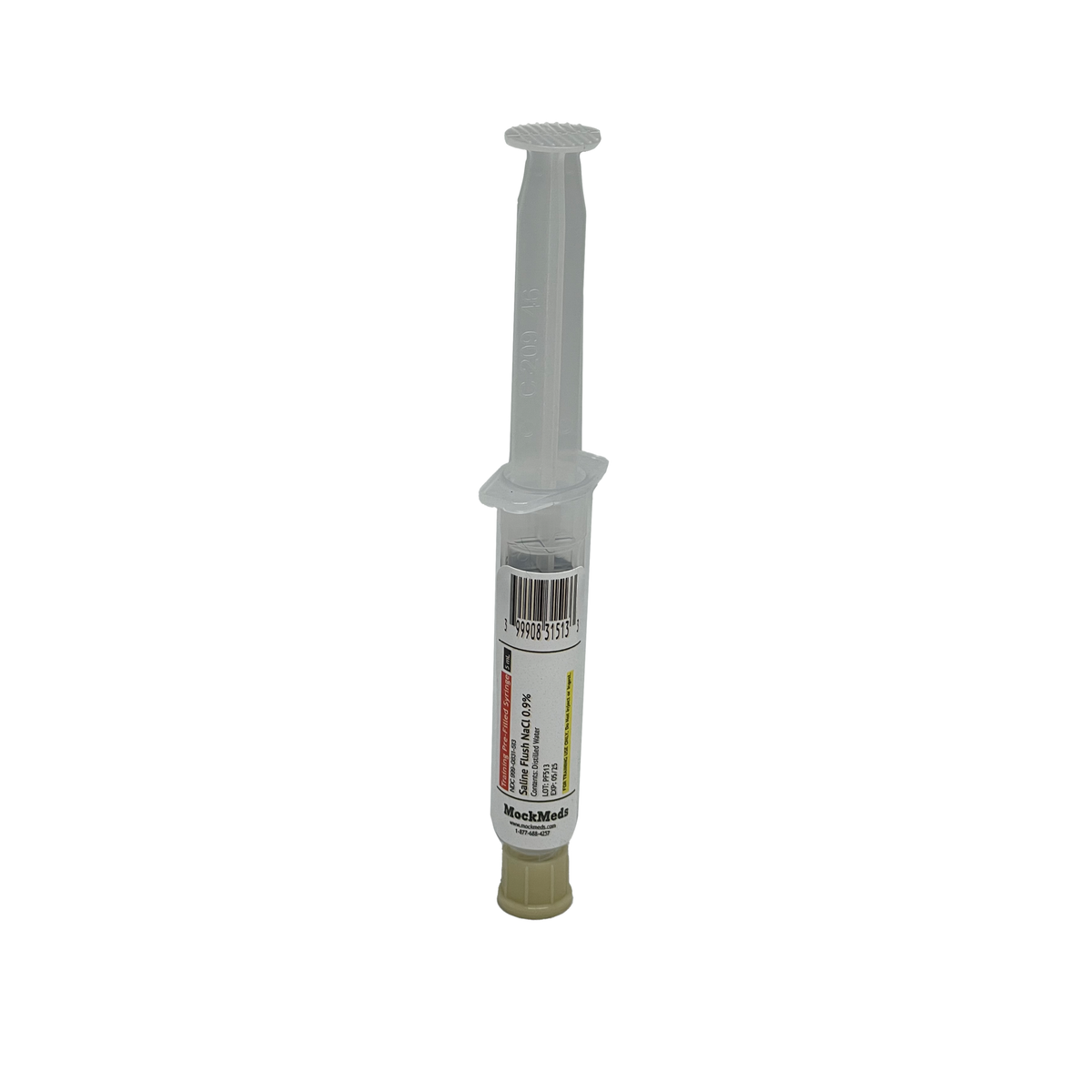Training Pre-Filled Syringe, Saline Flush NaCl 0.9% (5mL) – Mockmeds