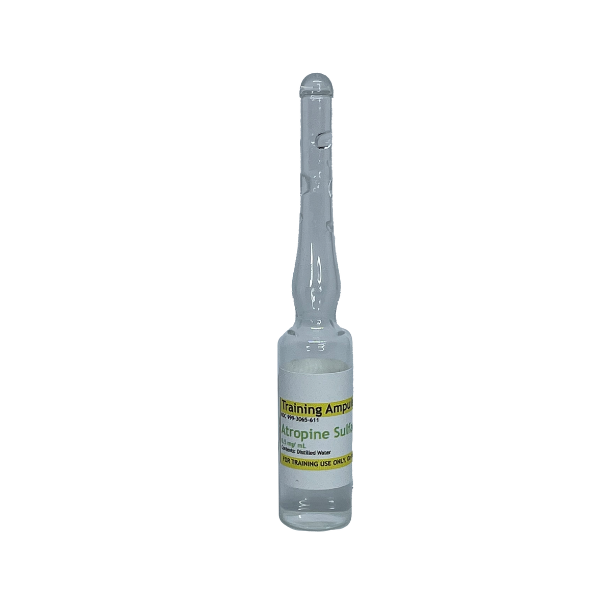Training Ampule: Atropine Sulfate 0.5mg/mL, ampule – Mockmeds