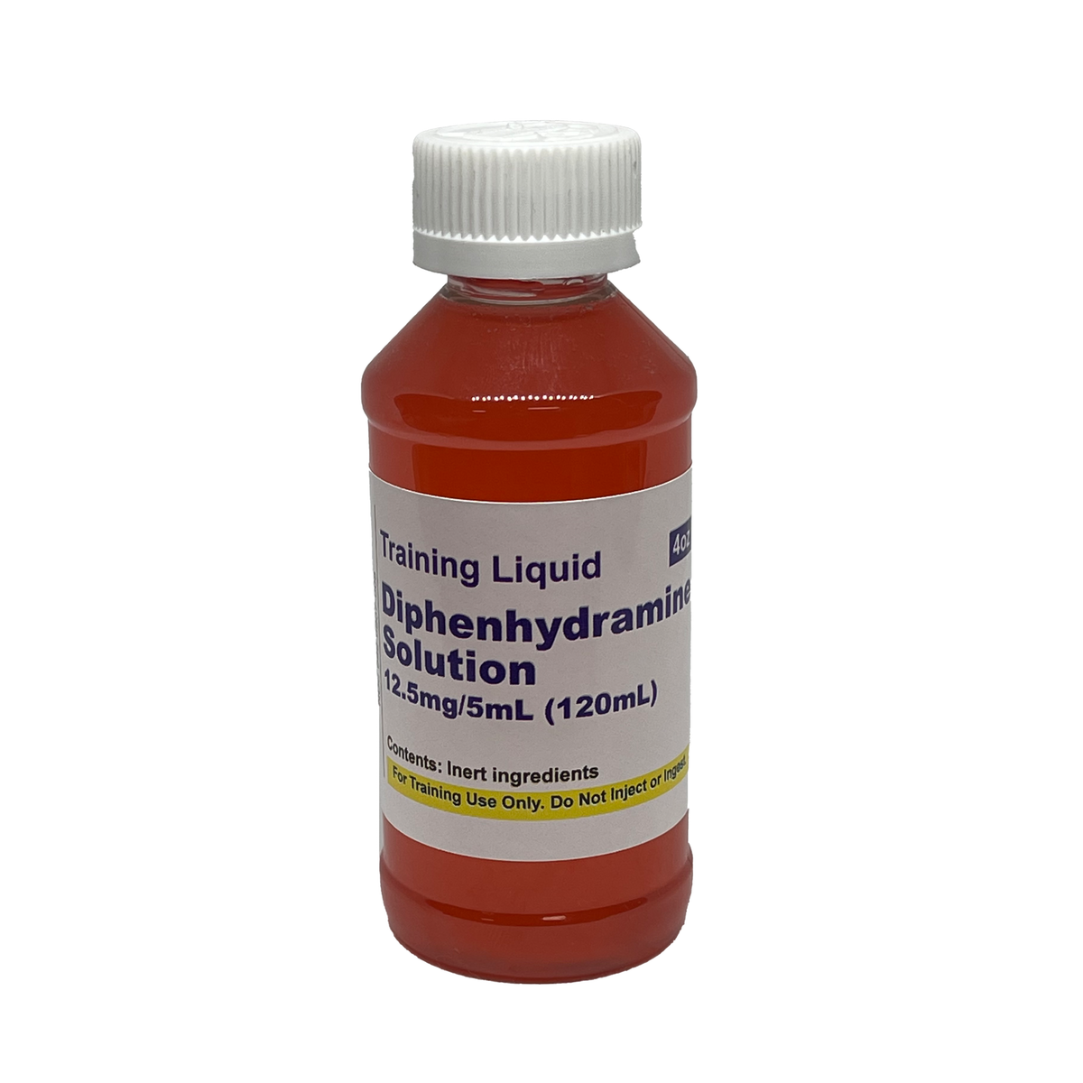Training Liquid, Diphenhydramine Oral Solution 12.5mg/5mL – Mockmeds