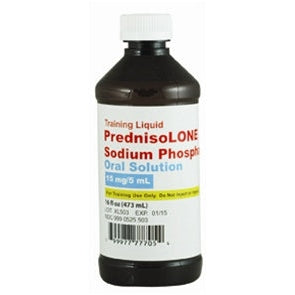 Training Liquid, Prednisolone 15mg/5mL – Mockmeds