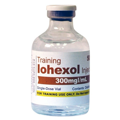 Training Vial, Iohexol Injection 300mg/mL (50mL vial) EXPIRED – Mockmeds